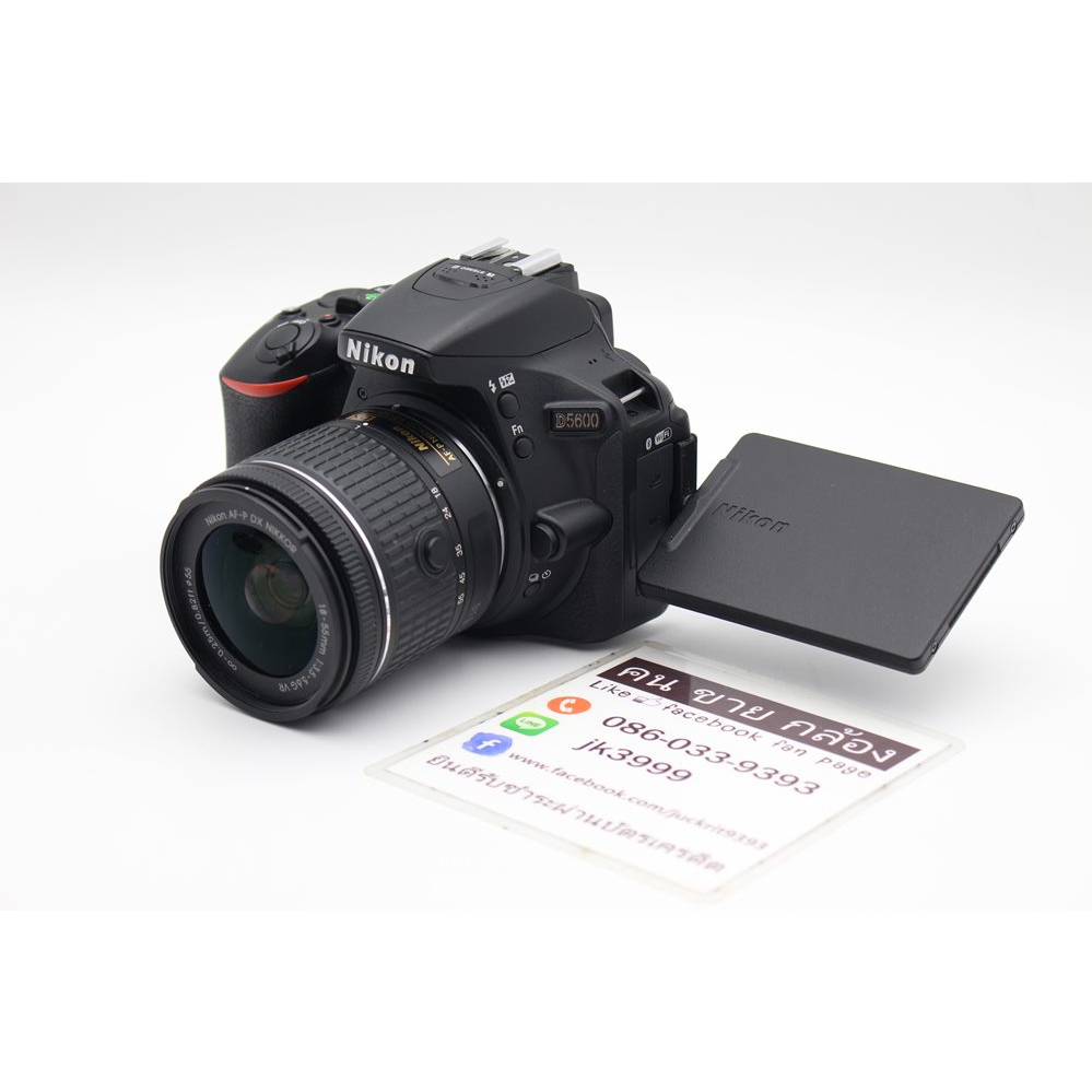 Nikon D5600+Lens 18-55mm VR เครื่องศูนย์ เมนูไทย ชัตเตอร์ 1พันรูป จอ24ล้าน | Shopee Thailand