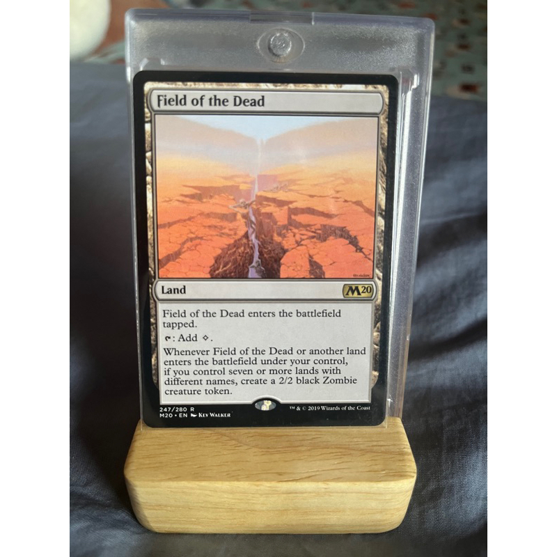 การ์ด MTG Field of the Dead Land Magic the Gathering EDH รุ่น M20 สภาพ ...