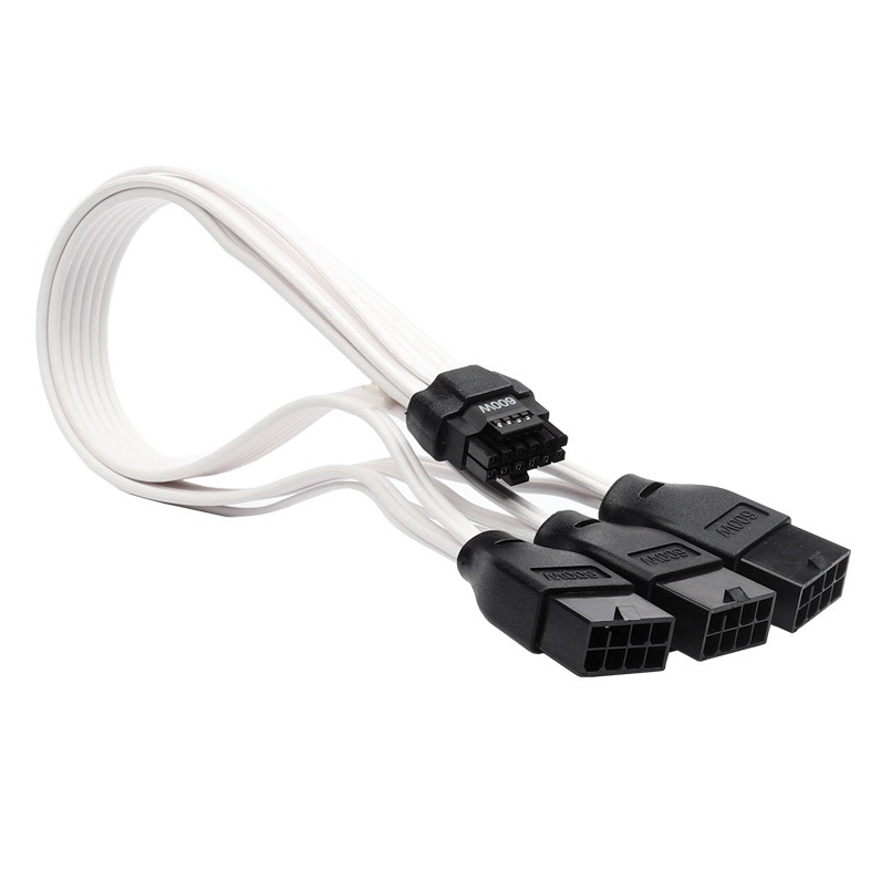สายพ่วง สายต่อ สายแปลง Power Supply PCIe 8pin 3 to 16Pin (12+4) 12VHPWR ...