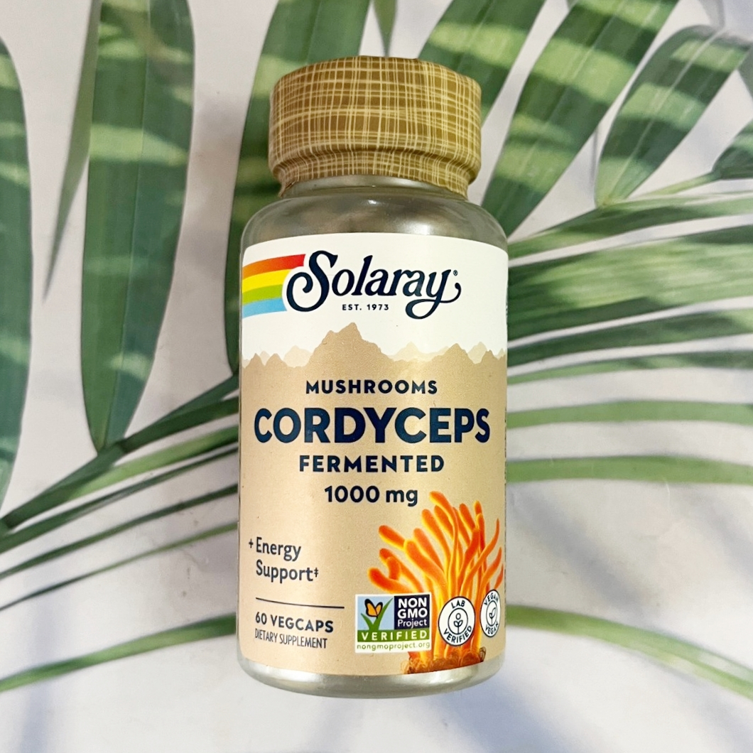 80% OFF ราคา Sale!! EXP:1/2024 (Solaray®) Fermented Cordyceps 1000 mg ...