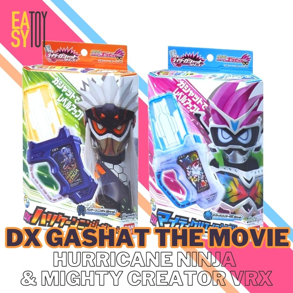 DX Hurricane Ninja & Mighty Creator VRX Gashat *The Movie กาแชทมาสไร ...
