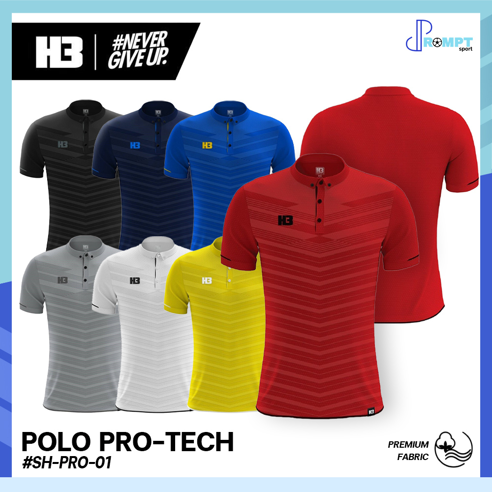 เสื้อโปโลกีฬา เสื้อโปโลเอชทรี H3 SPORT PRO TECH รหัส SH-PRO-01 ของแท้ ...
