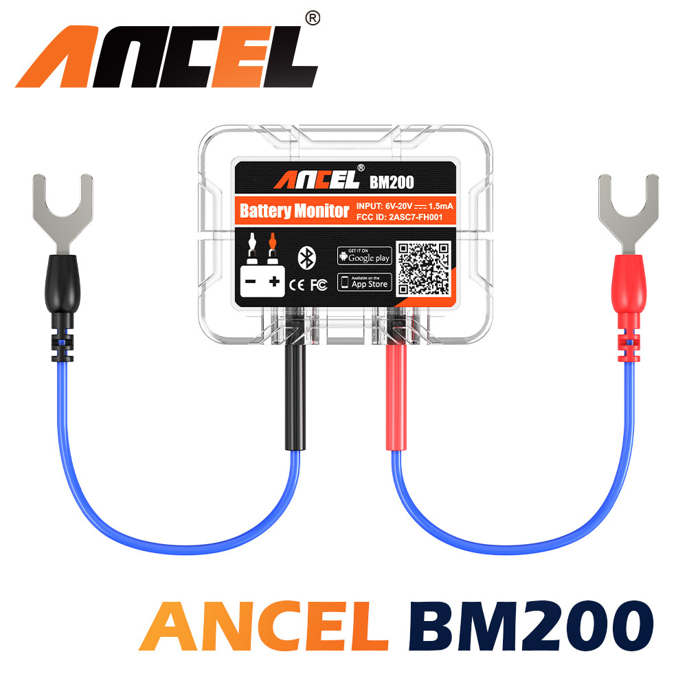 [ส่งจากไทย] ANCEL BM200 บลูทูธ เครื่องตรวจสอบแบตเตอรี่ 12V เครื่อง ...