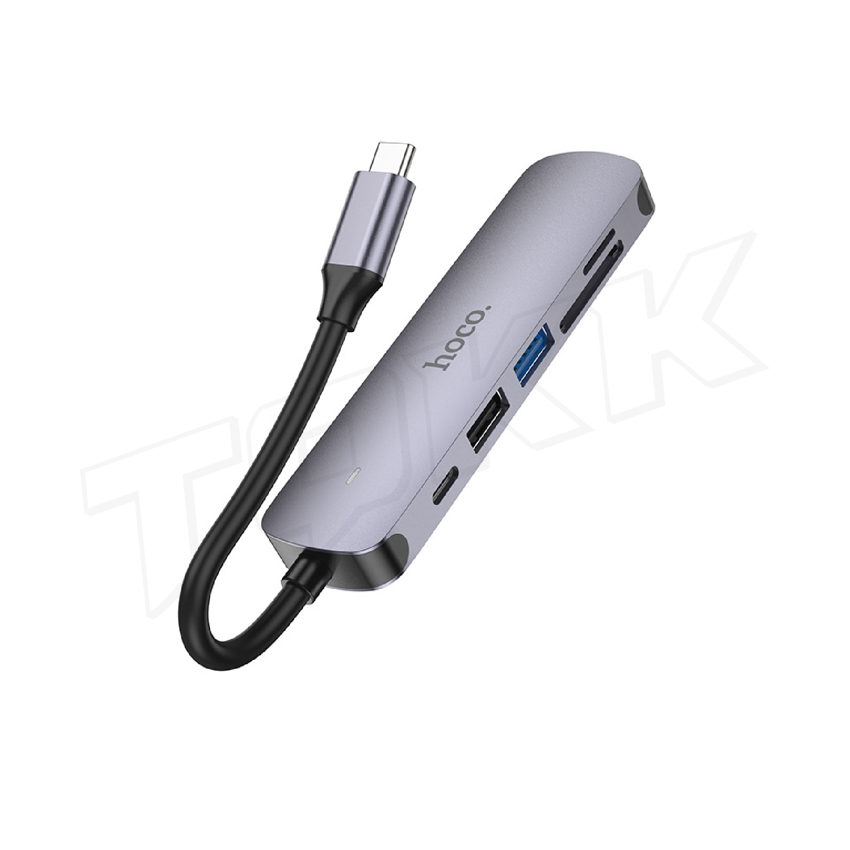 HOCO HB30 HB28 HB14 ตัวแปลง ไทป์ซี Type-c เป็น HDTV+VGA+USB3.0+PD มัลติ ...