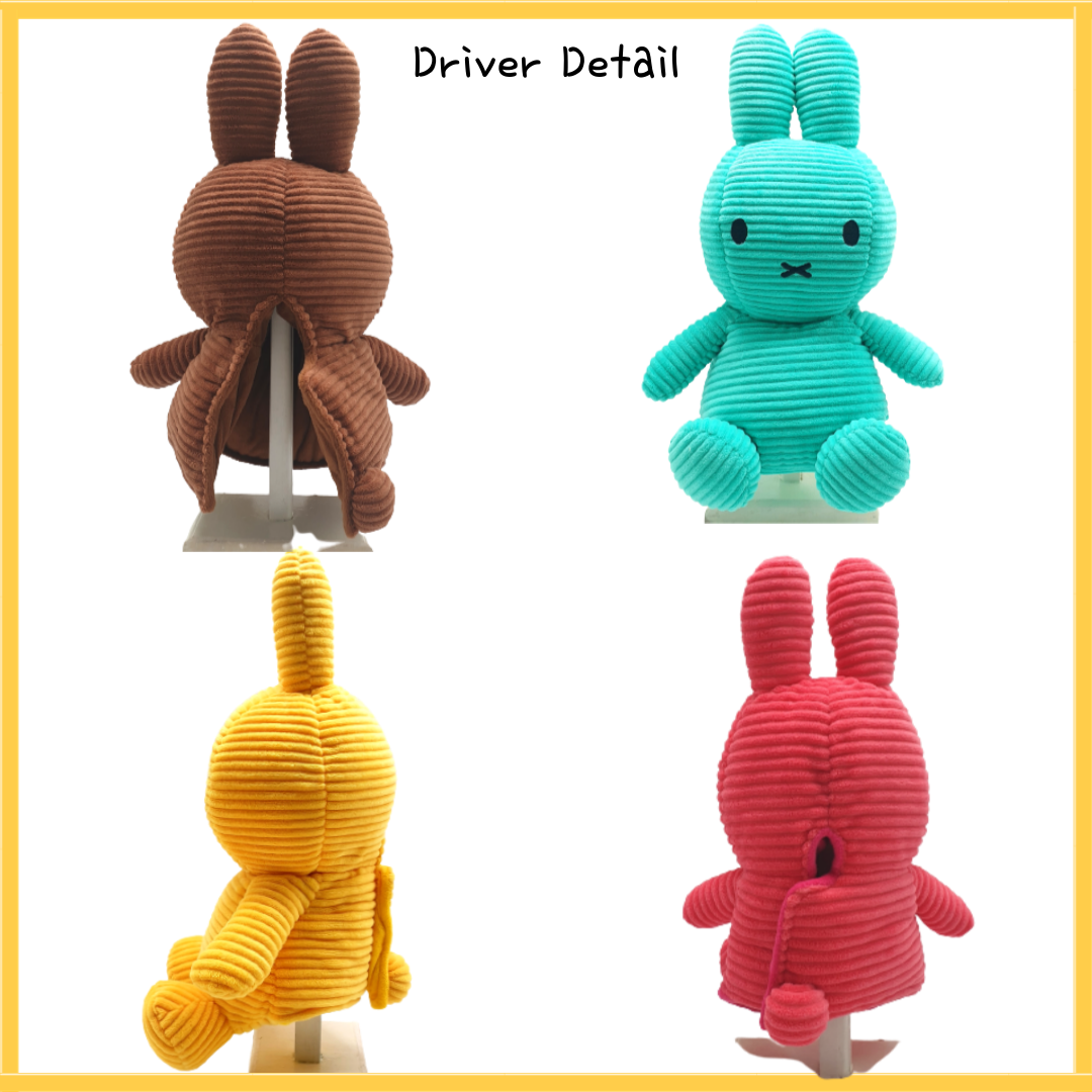 [Wic&Golf] Miffy Golf Driver cover/Colored Rabbit Wood cover/Golf ...
