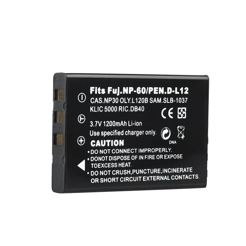 Fuji NP-60 NP60 แบตเตอรี่ 50i 601 F401 F401 ซูม F601 F601Z กล้องที่ ...
