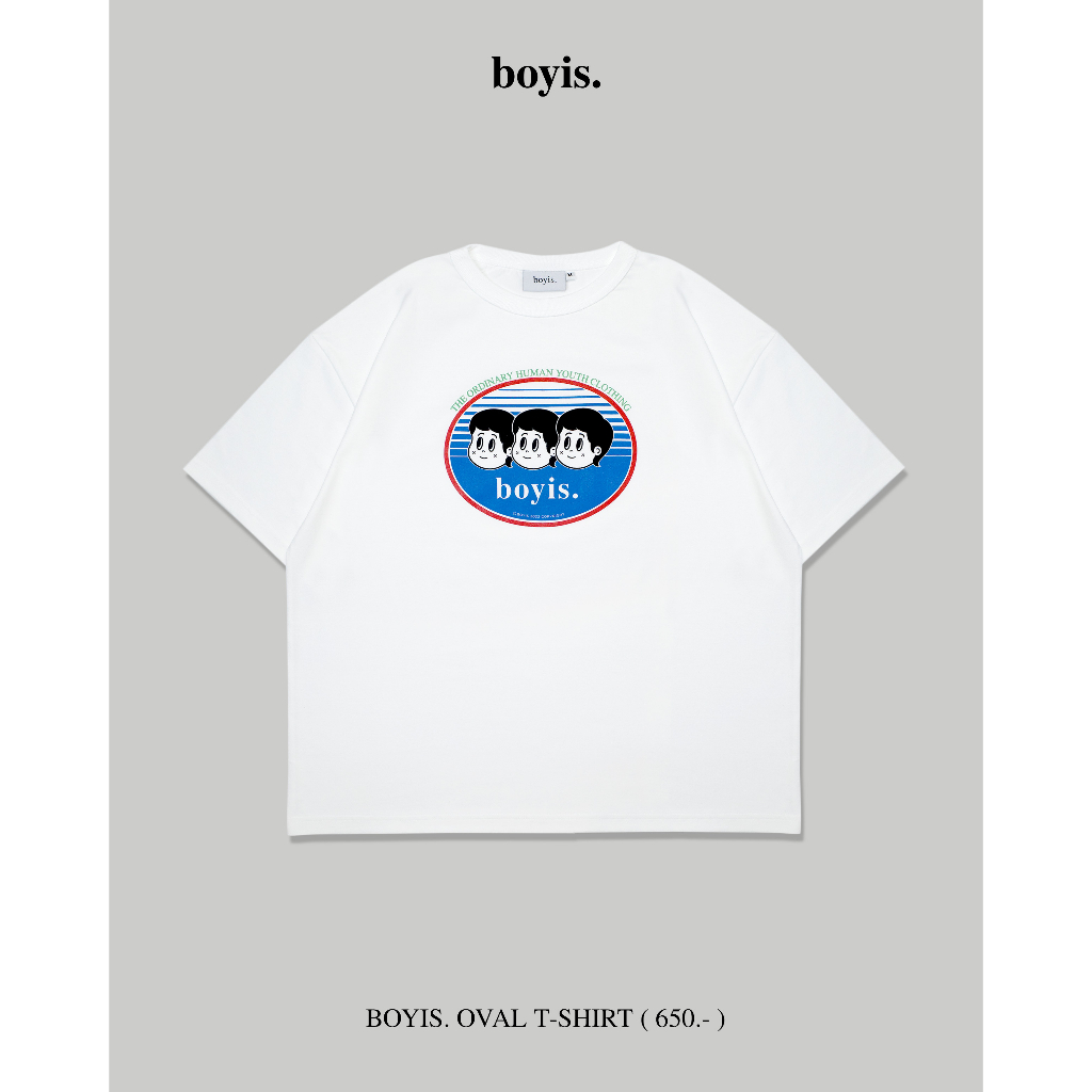 Boyis - เสื้อยืด Oval T-shirt | Shopee Thailand