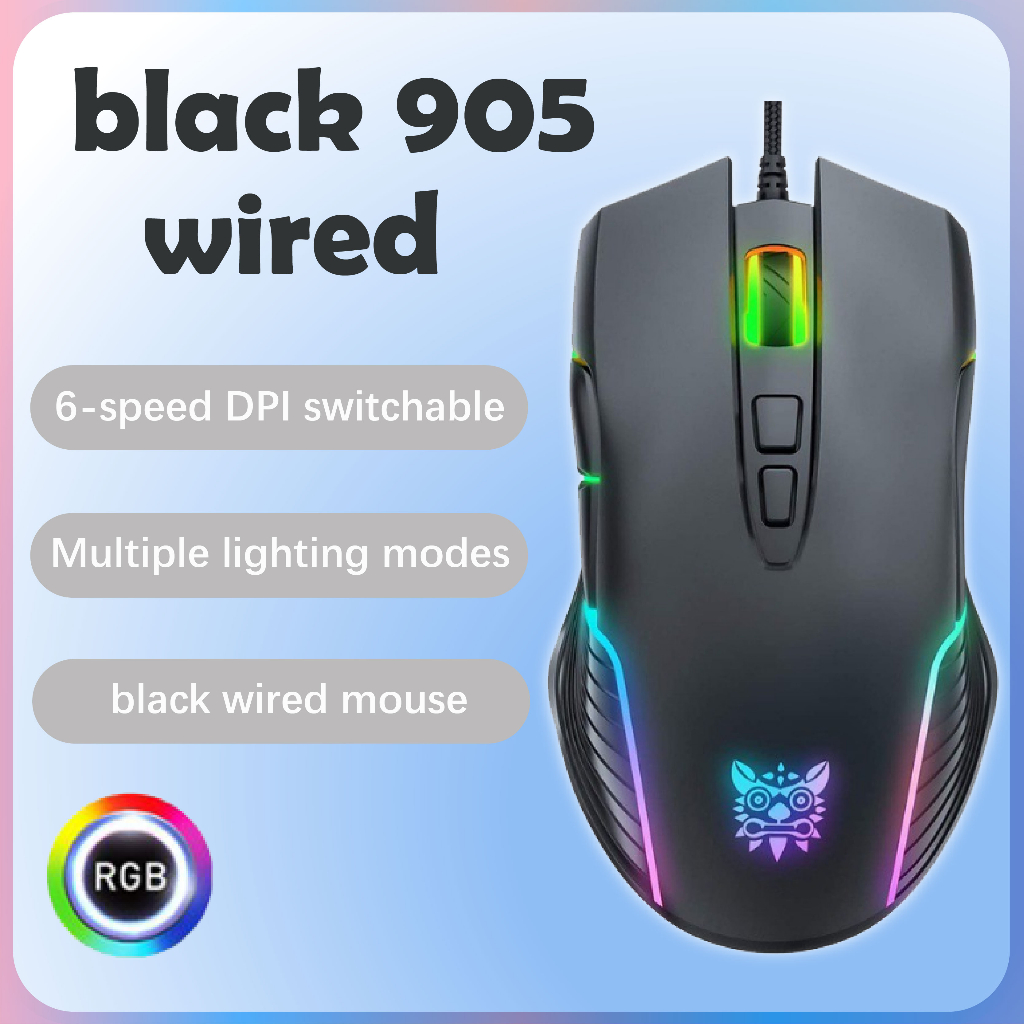 ONIKUMA CW905 RGB Gaming Mouse เมาส์เกมมิ่ง ออฟติคอล ความแม่นยำสูงปรับ ...