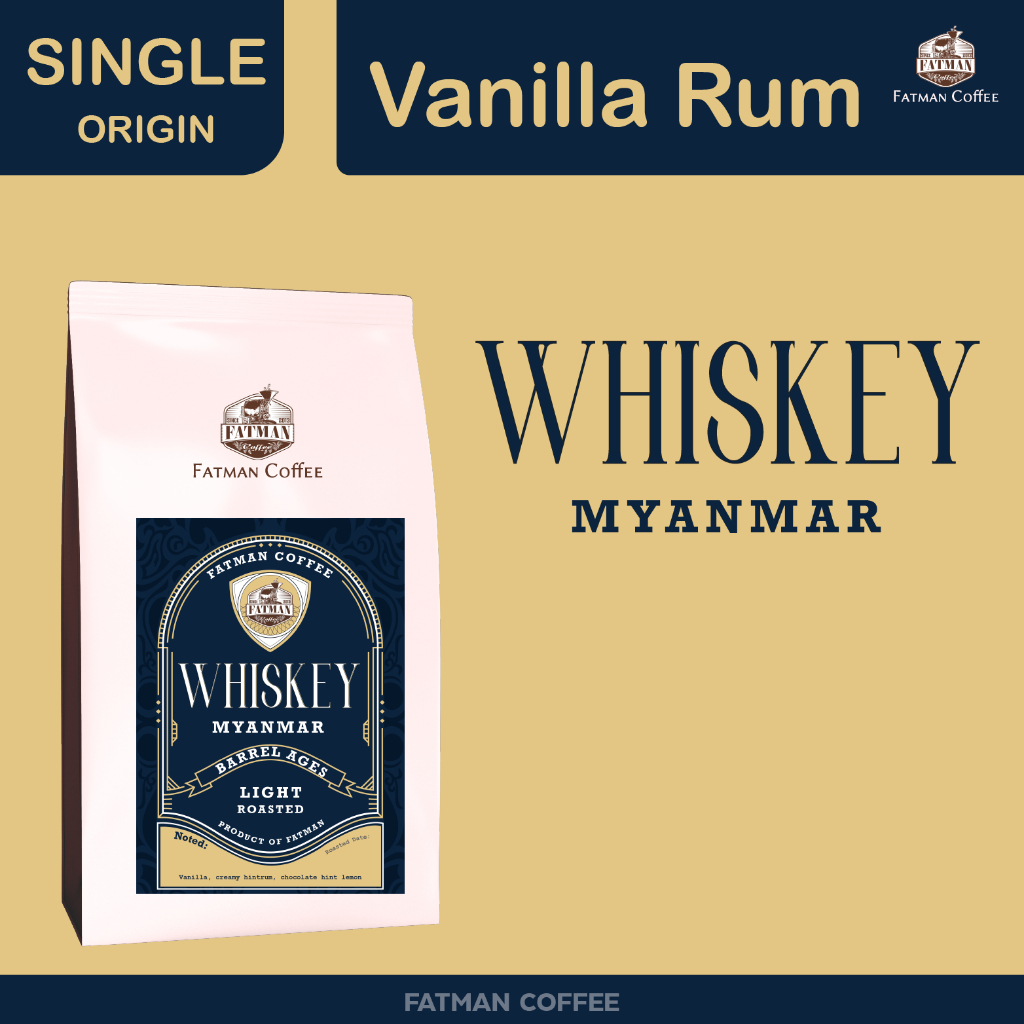 เมล็ดกาแฟคั่วอ่อน Myanmar whiskey barrel Age | Shopee Thailand