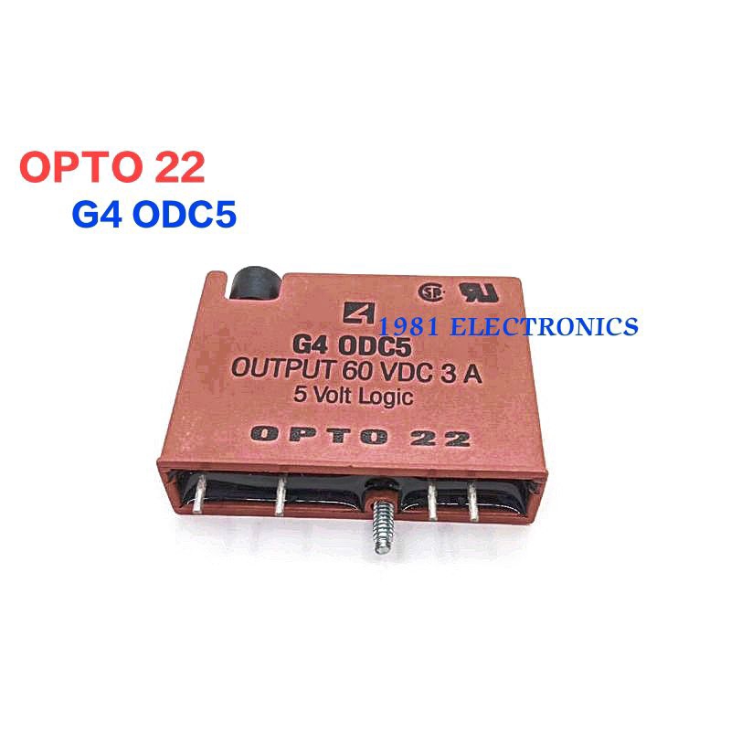 G4 ODC5 OPTO 22 โซลิสสเตสรีเลย์ 3A SSR 5VDC Logic OUTPUT. 60VDC 3A ...