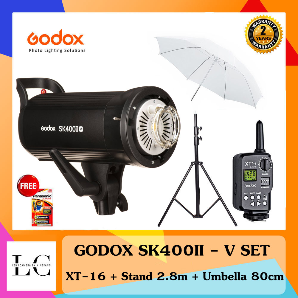 GODOX SK400II V Set แฟลชสตูดิโอ 400W รุ่น SK400 II - V series ใหม่ ...