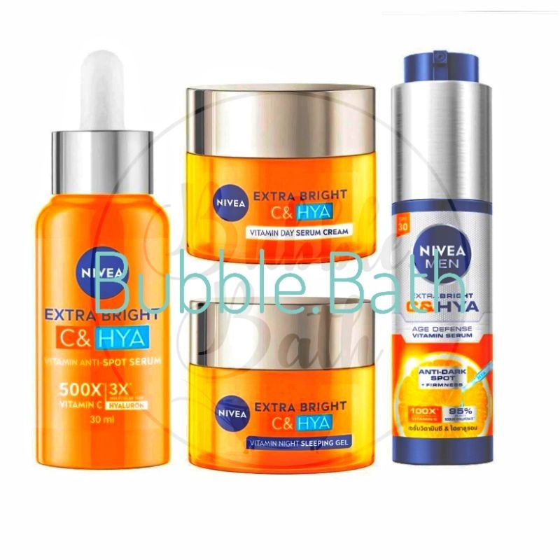 Nivea Extra Bright C&Hya Vitamin นีเวีย เอกซ์ตร้า ไวท์ ซี แอนด์ ไฮยา วิตามิน | Shopee Thailand