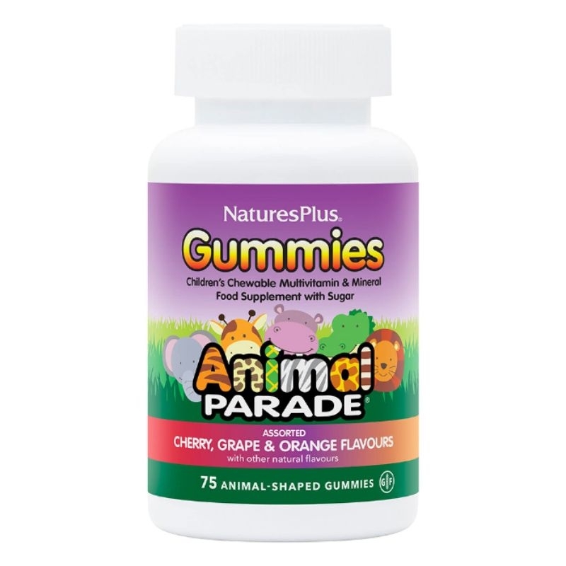 NaturesPlus Animal Parade Gummies Children s Multivitamin Assorted kids ...