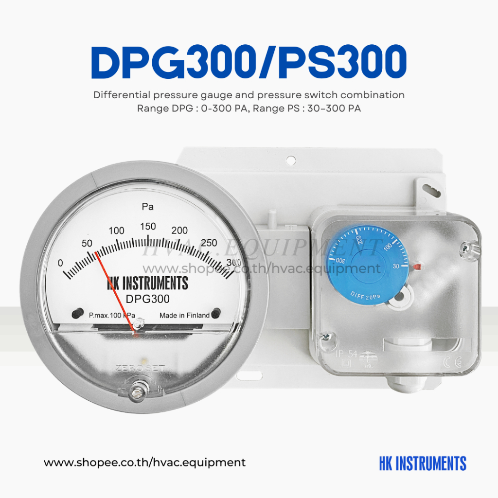 FILTER ALERTS รุ่น DPG/PS Differential pressure gauge and pressure ...