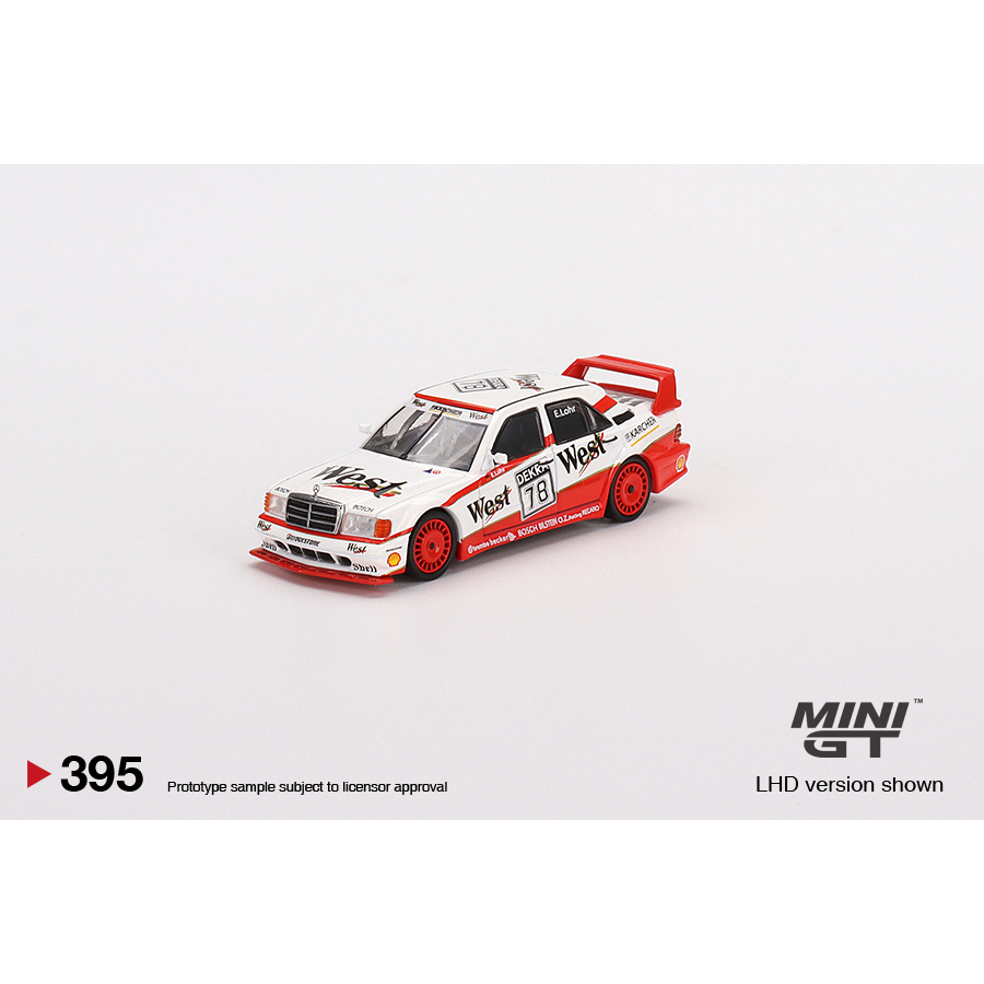 MINI GT No.395 Mercedes-Benz 190E 2.5 16 Evolution II 1991 DTM #78 Lohr ...