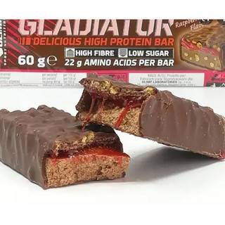 Olimp Gladiator Protein Bar - 60g จำนวน 5 แท่ง ขนมโปรตีนอัดแท่งแสนอร่อย ...