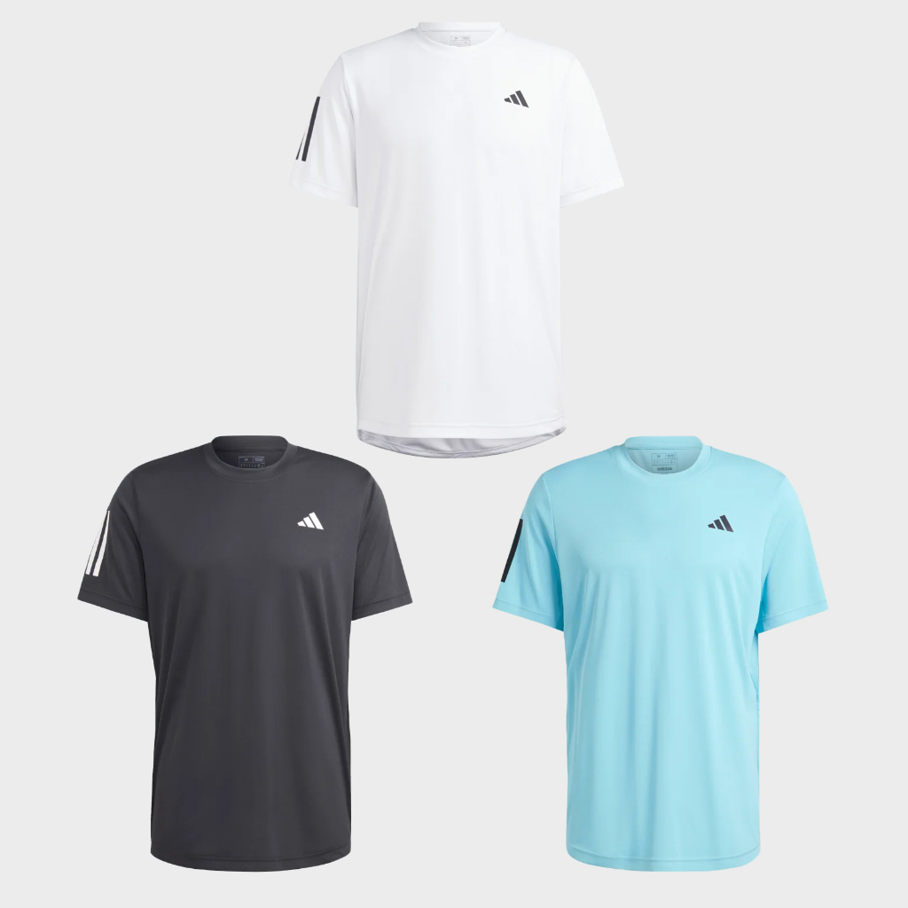 Adidas เสื้อเทนนิสผู้ชาย Club 3-Stripes Tennis Tee (3สี) | Shopee Thailand