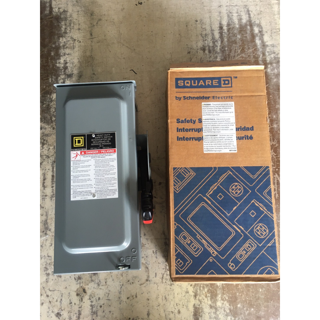 HU361RB Heavy Duty Safety Switch SquareD by Schneider Electric เซฟตี้ ...