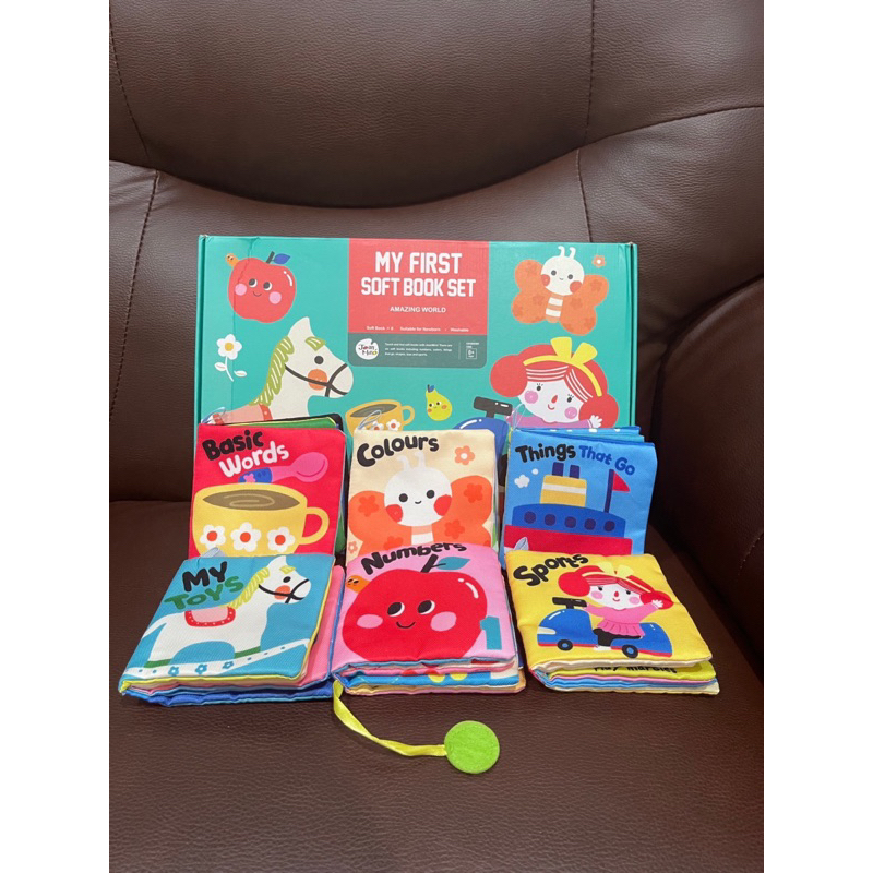 หนังสือภาพประกอบเด็ก Joan Miro : My First Soft Book Set ชุด Amazing ...