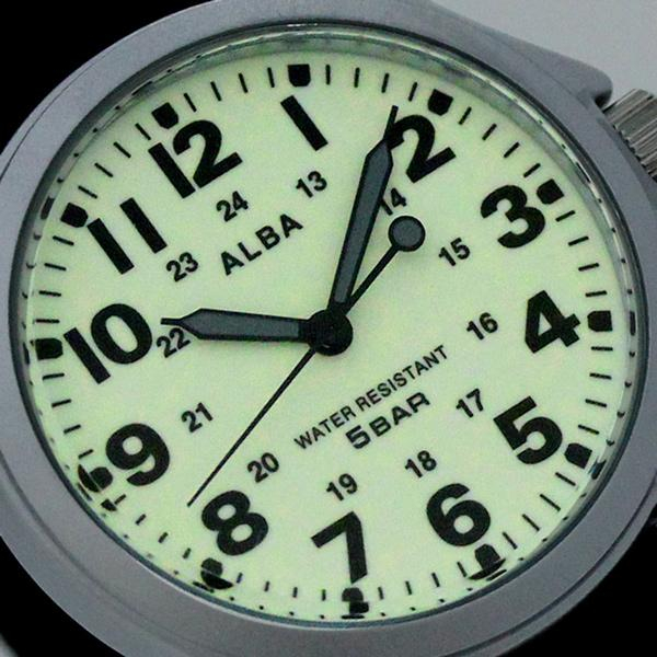 SEIKO Alba AQPK401 Men's Nylon Strap Full-Luminous Dial【Direct from ...