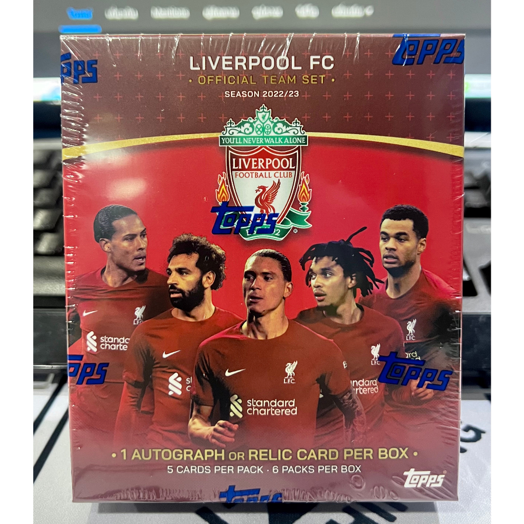 พร้อมส่ง !!! 2022/23 Topps Liverpool FC Official Team Set (1 BOX ...