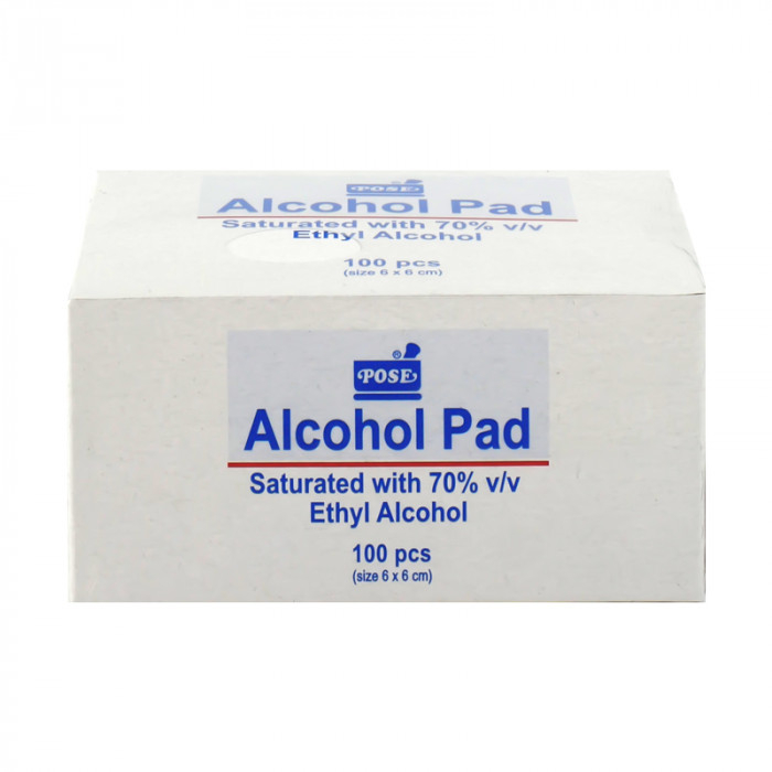 Alcohol pad POST (6x6cm.) (100ชิ้น/กล่อง) | Shopee Thailand