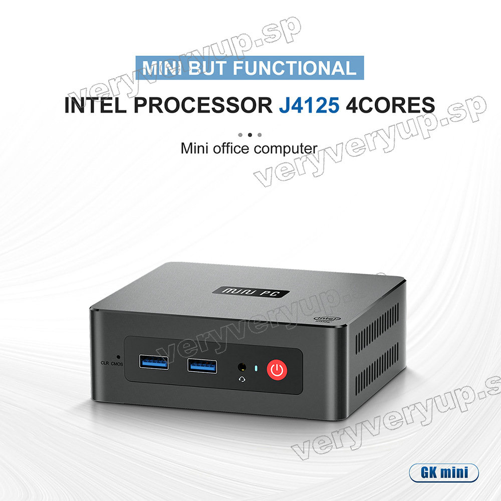 MINI PC Intel Celeron J4125 Windows 10 MINI PC DDR4 RAM 8GB SSD 256GB ...