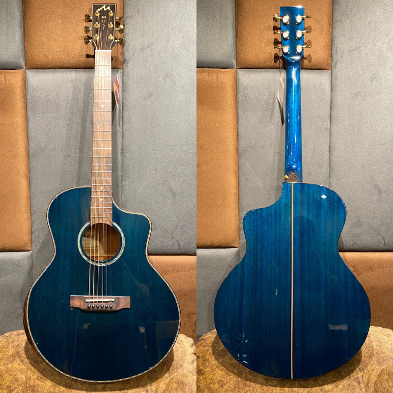 กีต้าร์โปร่ง Most M-03 all solid ไม้แท้ทั้งตัว ขนาด41นิ้ว มีอาร์มเรส ...