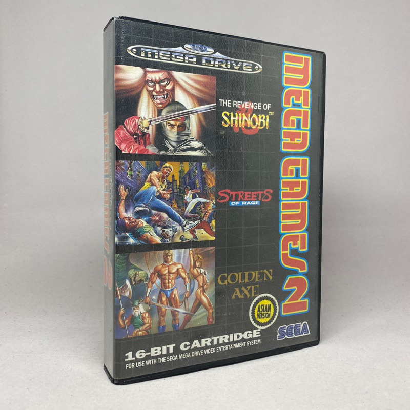 MEGA GAME 2 (3in1) | SEGA Mega Drive Original Cartridge 16bit w/Box ...