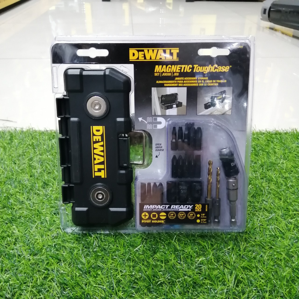 DEWALT ชุดดอกไขควง20 ชิ้น + กล่องแม่เหล็ก รุ่น DWMTCIR20 | Shopee Thailand