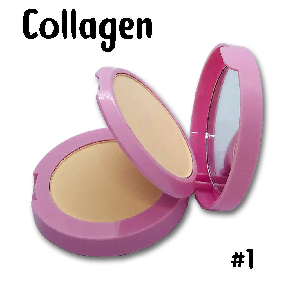 Sasimi-S93007 Collagen powder เเป้งพัฟคอลลาเจน เเป้งอัดเเข็ง ติดทนนาน ...