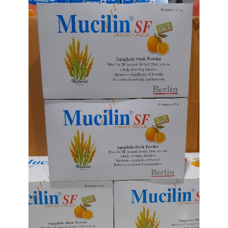 Mucilin ไฟเบอร์ธรรมชาติ ขนาด 5 mg 30 ซอง | Shopee Thailand