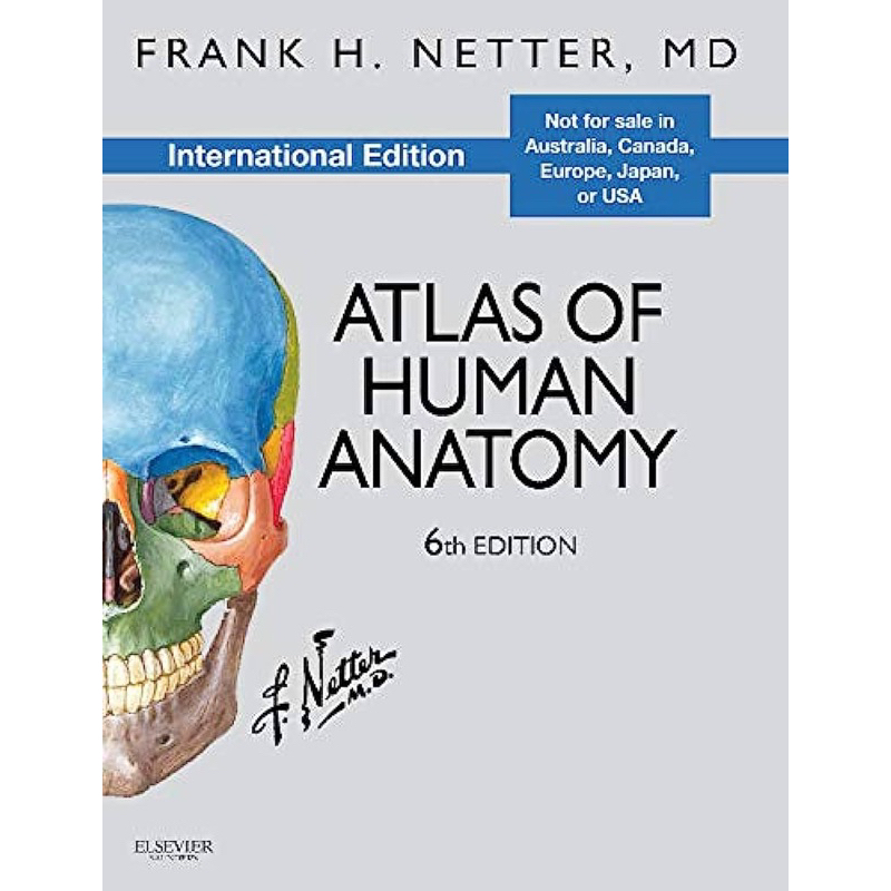 [หนังสือ ยอดนิยม] Netter’s Atlas of Human Anatomy ตำรา กายวิภาคศาสตร์ ...
