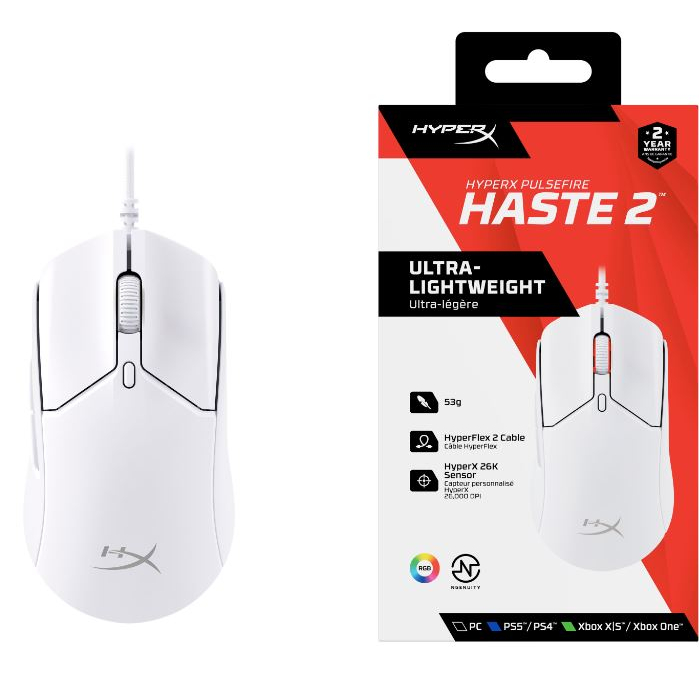 HYPER X MOUSE PULSEFIRE HASTE 2 GAMING | Shopee Thailand