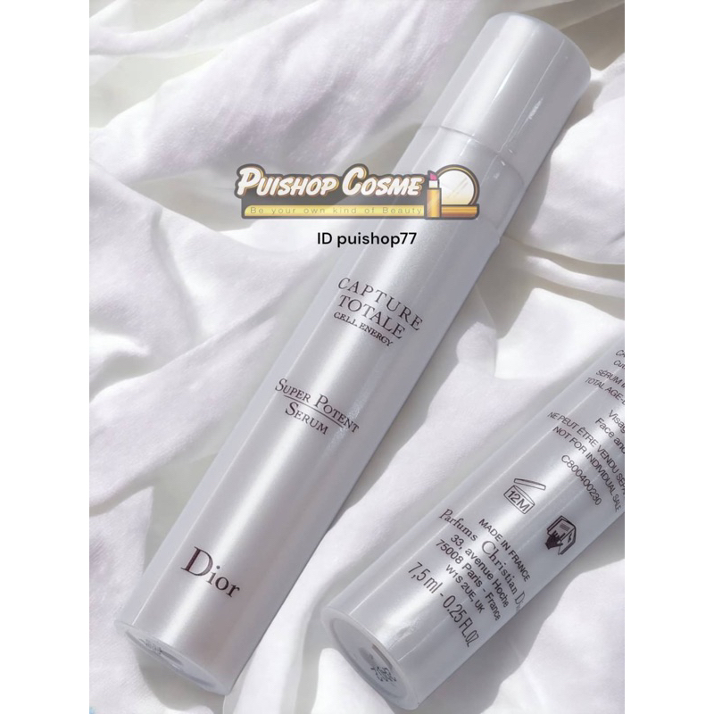 ของแท้ DIOR Capture Totale Cell Energy Super Potent Serum 7ml แยกจากชุดเซ็ท | Shopee Thailand