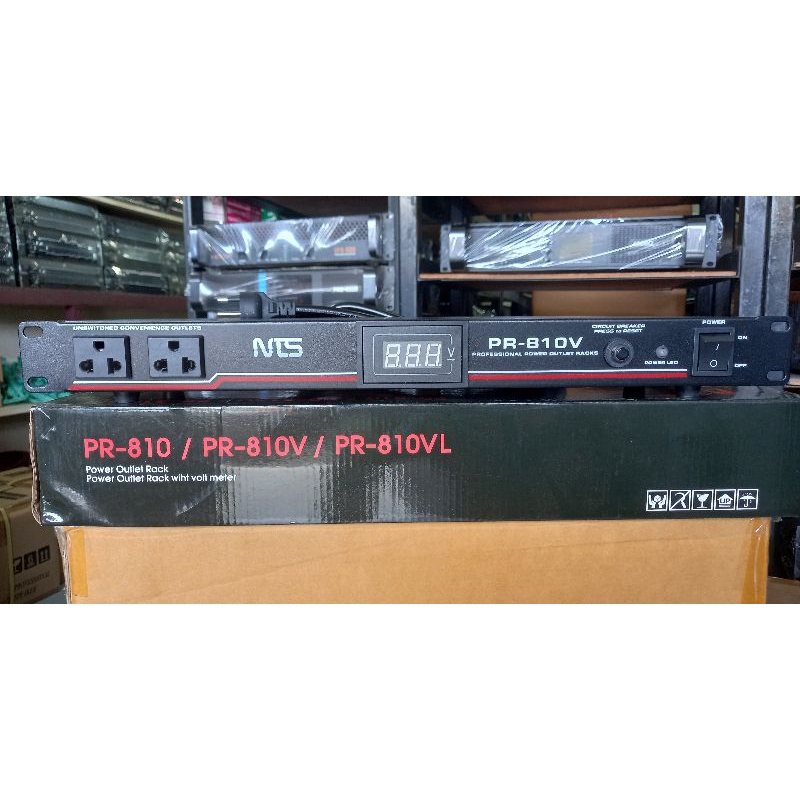 ปลั๊กรางจ่ายไฟ NTS รุ่น : PR-810V 10ช่อง | Shopee Thailand