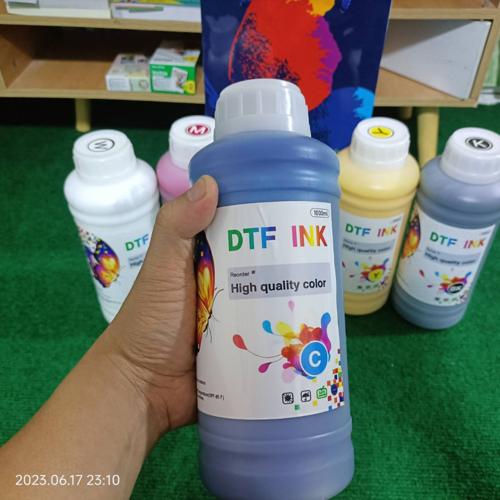 น้ำหมึก DTF DFT DST 1,000 ML. พิมพ์ PET FILM สำหรับเครื่องพิมพ์เอปสัน สีสด คมชัด พร้อมส่งด่วน ...