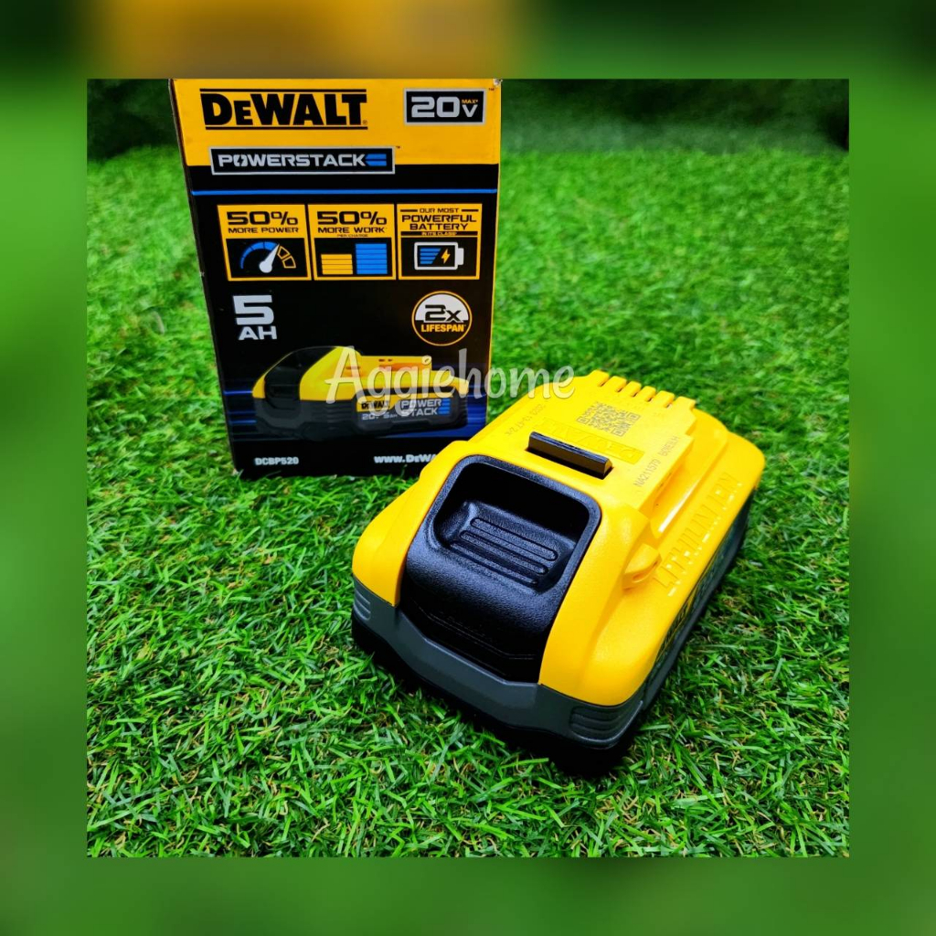 DEWALT แบตเตอรี่ POWERSTACK 20V. รุ่น DCBP520 (ขนาด 5.0Ah.) รุ่นใหม่ ...