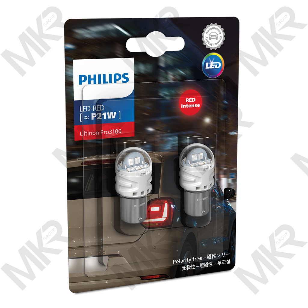 Philips หลอดไฟถอย ไฟท้าย ไฟเบรค ไฟเลี้ยว PRO3100 LED WY21 PY21 AMBER ...