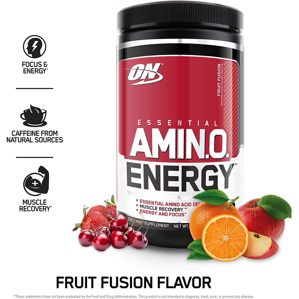 OPTIMUM NUTRITION AMINO ENERGY 30 Serving (Fruit Fusion) | Shopee Thailand