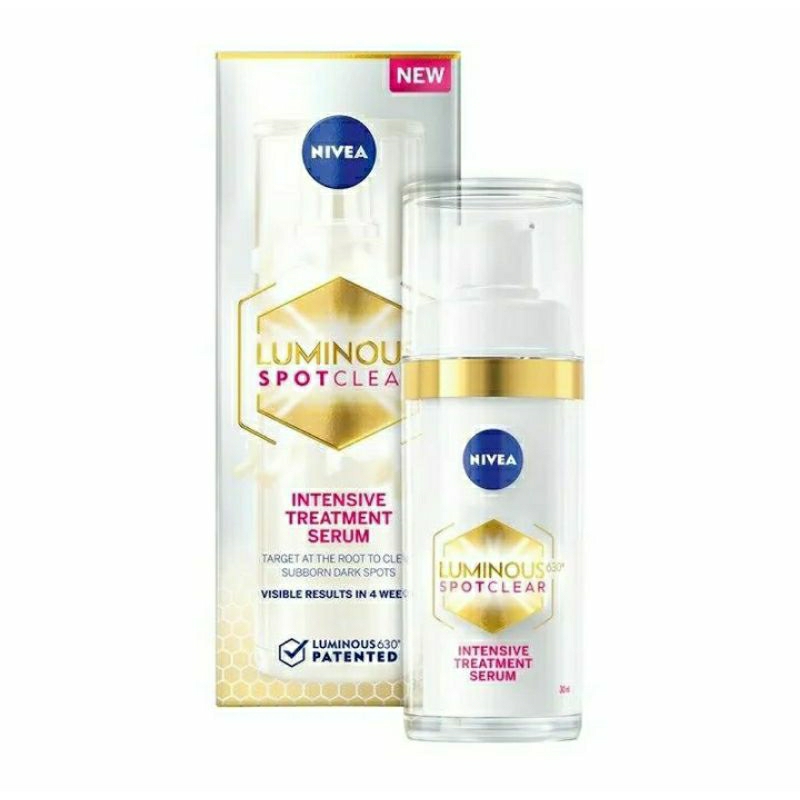 นีเวีย ลูมินัส 630 สปอตเคลียร์ อินเทนซีฟ ทรีทเม้นท์ เซรั่ม 30 มล. Nivea ...