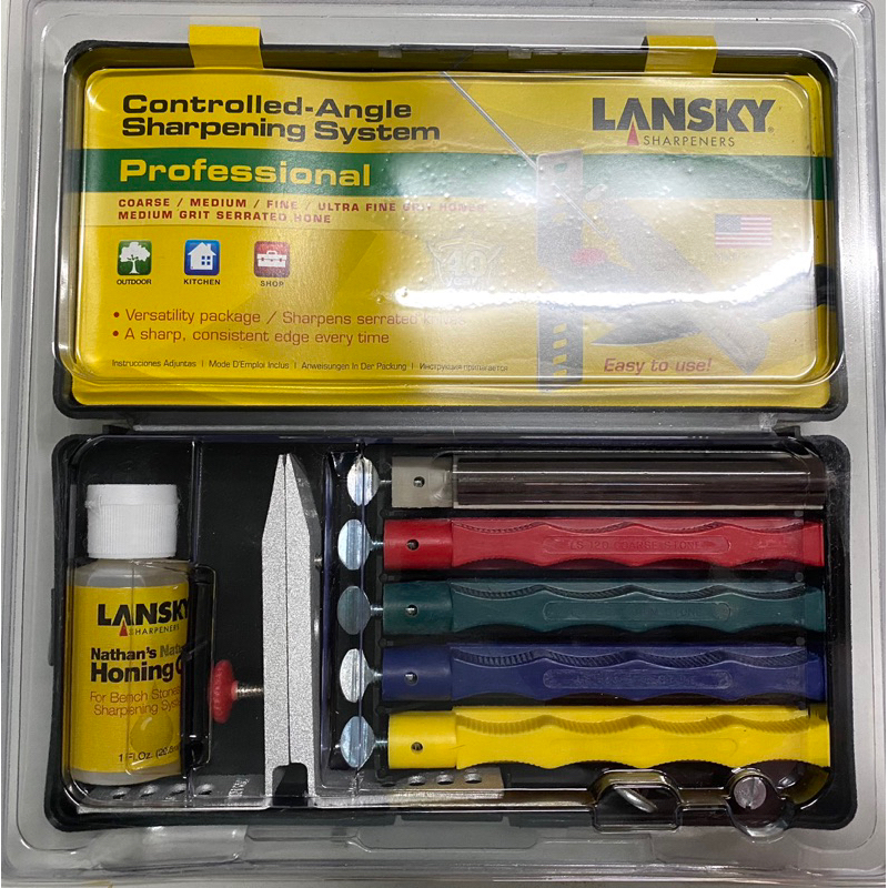 Lansky Professional Sharpening System / Precision Knife Sharpening Kit ...
