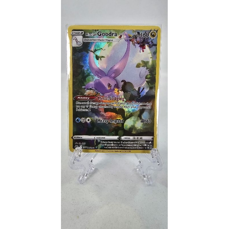 Pokemon Card "Goodra AR GG21/GG70" ENG Crown Zenith | Shopee Thailand
