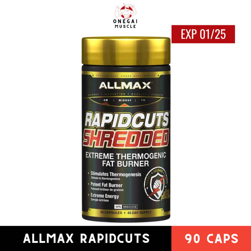 AllMax Rapidcut Shredded 90 เม็ด 90 caps EXP 01/25 | Shopee Thailand