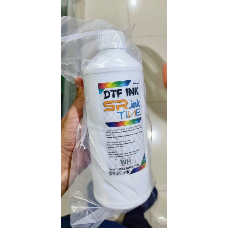 น้ำหมึกพิมพ์ DTF-DFT INK สีขาว WH ขนาด 1000ML สินค้าพร้อมส่ง สีสด คมชัด ราคาประหยัด คุณภาพสูง ...
