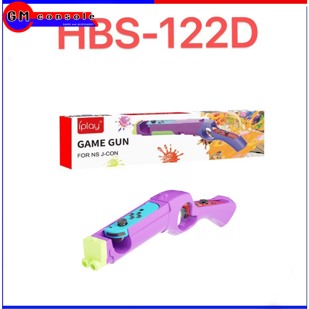 อุปกรณ์เสริม จอยปืนลาย splatoon เกม NintendoSwitch Gun Controller ...