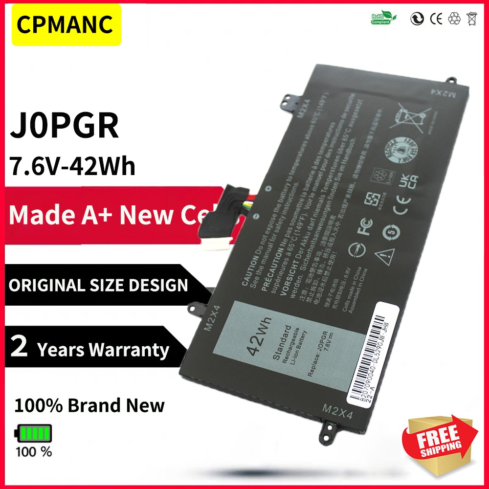CPMANC J0PGR JOPGR Laptop Battery For Dell Latitude 5285 5290 T17G 1WND8 JOPGR X16TW T17G001 ...