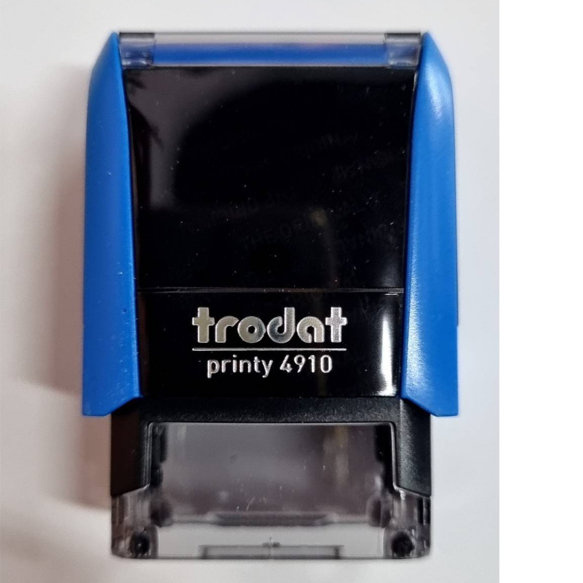 ตรายางหมึกในตัว Trodat รุ่น TR-4910 ขนาด 26x9 mm | Shopee Thailand