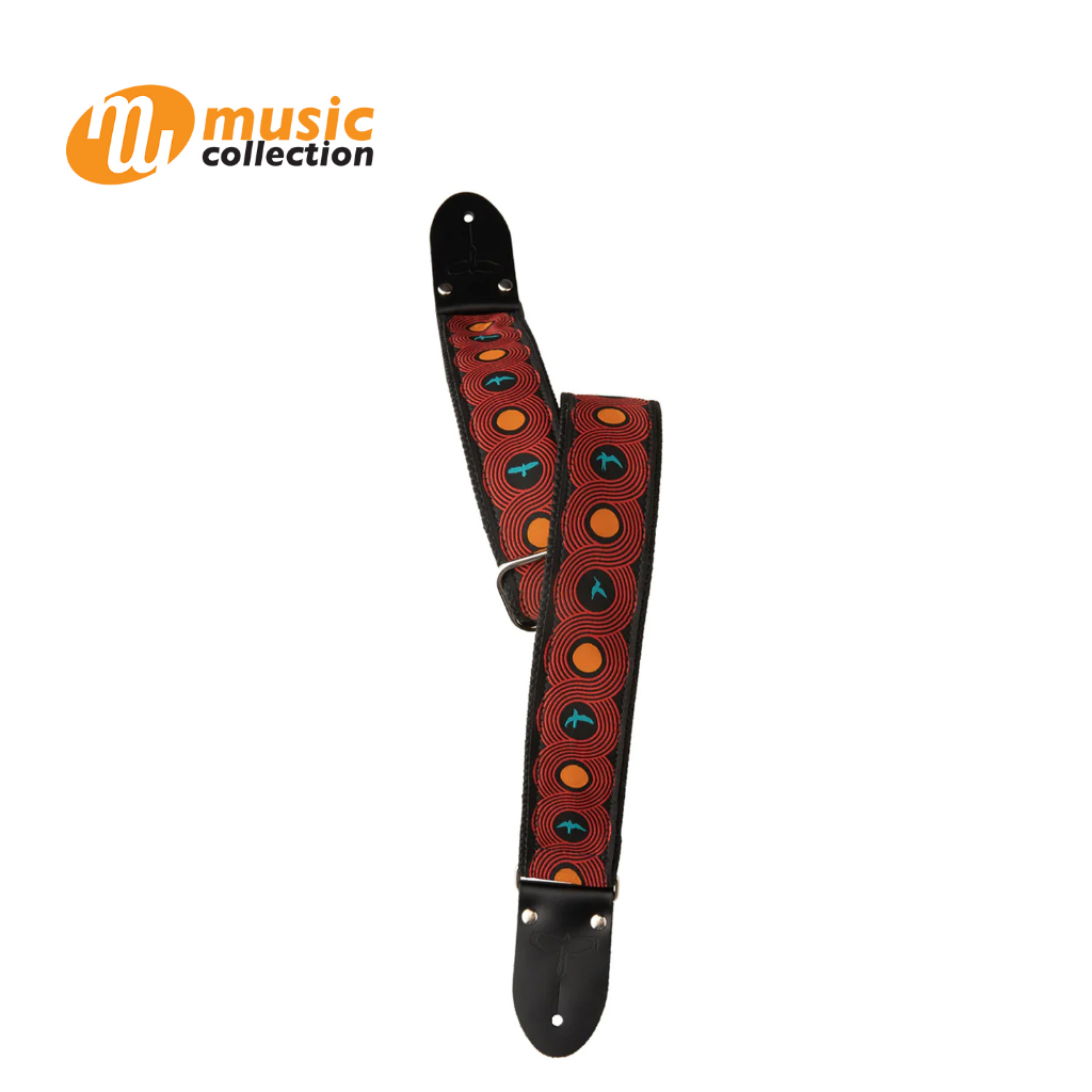 สายสะพายกีตาร์ PRS STRAP 2" DELUXE RETRO CUSTOM JACQUARD BIRDS BLUE ...