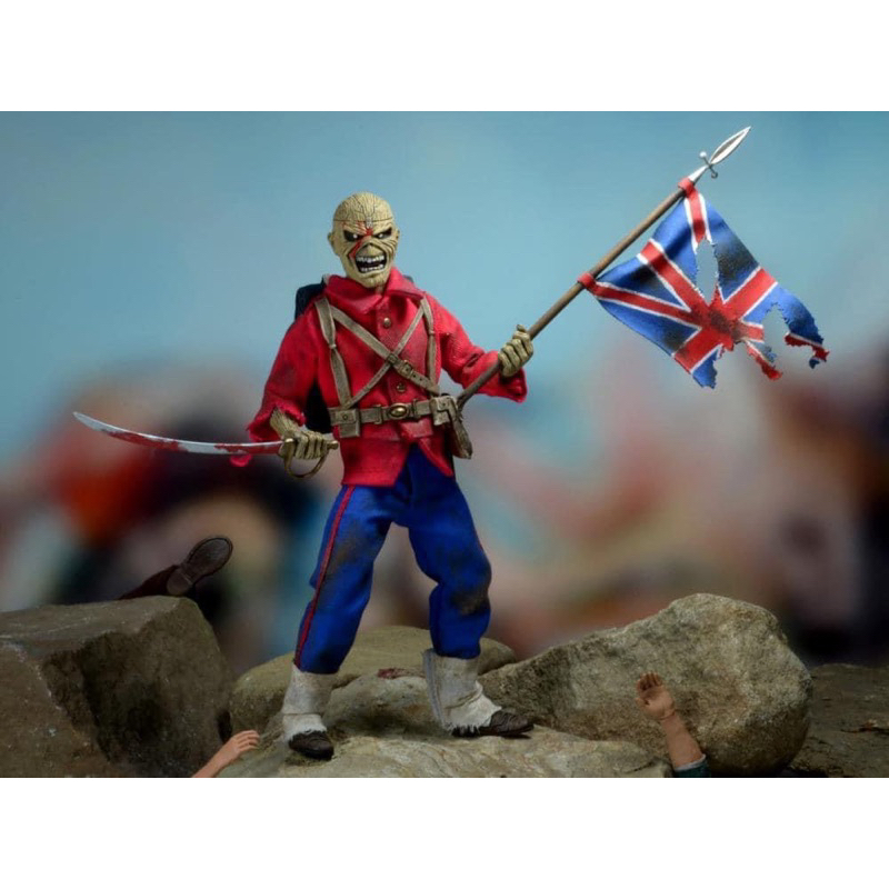 Neca Clothed Figure 8” Iron Maiden Trooper Eddie | Shopee Thailand